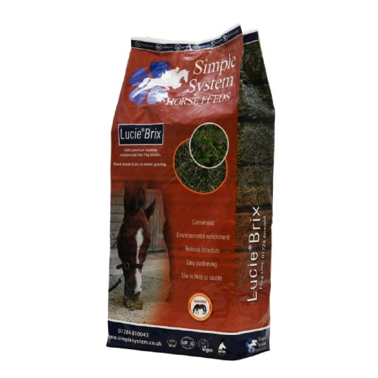 Alfalfa Blocks for Horses | Lucie Brix